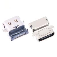 China Customized Type-C USB 3.2 40 Gbps Waterproof U4 24 Pin SMT DIP PCB Female Connector Gold Plating 5A Current for sale