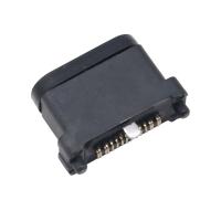 China USB 3.2 Type-C 40 Gbps Waterproof U4 Socket 24 Pin SMT DIP PCB Female Connector Gold Plating Stainless Steel 5A 100V AC for sale