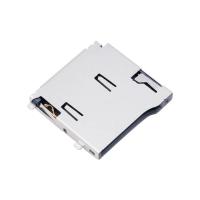 China 8‑Pin Micro SD / TF Card Socket | Molex 472192001 Alternative | H1.8mm Lift‑the‑Cover (Hinge) SMT Connector for sale