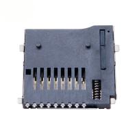 China 8‑Pin Micro SD / TF Card Socket | Molex 472192001 Alternative | H1.8mm Lift‑the‑Cover (Hinge) SMT Connector for sale