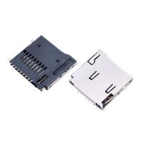 China 8‑Pin Micro SD / TF Card Socket | Molex 472192001 Alternative | H1.8mm Lift‑the‑Cover (Hinge) SMT Connector for sale
