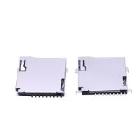 China For DM3 Series 9P Pin Micro SD Card Connector Push-Push SMT T-Flash Type with External Welding SUS Shell for PCB Applications for sale