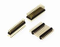 China 2.54mm Pitch Double-Row Female Header Connector 2x2-15 Pin PBT Material AWG#24-#28 for sale