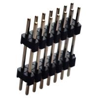 China Double Row 2.0mm Pitch Female/Male Header Pins 2-40Pins Gold Plated For PCBA for sale