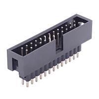 China 2.54mm Pitch Black 2x5pin Box Header Connector DIP Two-Row Pin Socket Customizable Headers & Wire Housings for sale