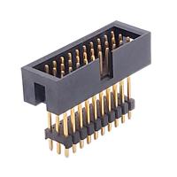 China 2.54mm Pitch Black 2x5pin Box Header Connector DIP Two-Row Pin Socket Customizable Headers & Wire Housings for sale