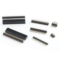 China Dual Row 2.54mm Pitch Pin Header Connector Heightening 2*20pins Straight Stacking Header 0.1 Inch Pin Female Header for sale