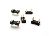 China 2.54mm Pitch IC Socket Machined Female Header Straight H3.0mm 4P Hole All Gold 60V Rated PPS Shell for sale