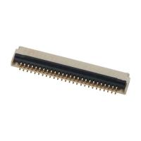 China 0.3mm Pitch 9-71Pin Zif R/A SMT H=0.9 Backflip Dual Contact High Temperature Thermoplastic FPC Connector PCB for sale