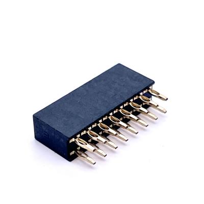 China 2.54mm Pitch 2*8 Pin IP68 Waterproof 3.0 Amps 120 V Female Header Connectors for PCB and BNC Antenna Connector for sale