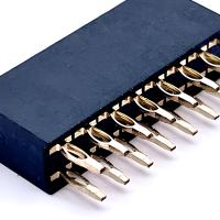 China 2.54mm Pitch 2*8 Pin IP68 Waterproof 3.0 Amps 120 V Female Header Connectors for PCB and BNC Antenna Connector for sale