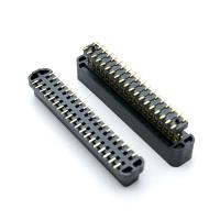 China 2.54mm Pitch Double Row 38Pin SMT Brass Contacts Male/Female Gold Plated 3U Board-to-Board Connector Automotive IP65 for sale