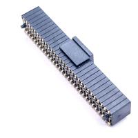 China 2.54mm Brass Female Header SMT Tape Real Cap Right-Angle 60p 2x30 Pins IP67 Rated for PCB Photovoltaic Products for sale