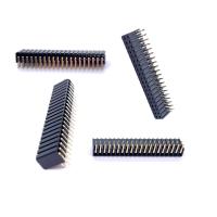 China ODM 2.0mm Pitch 90 Degree Dual Row Brass Contact IP67 Automotive 2x20 Pin Female Header for sale