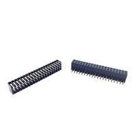 China ODM 2.0mm Pitch 90 Degree Dual Row Brass Contact IP67 Automotive 2x20 Pin Female Header for sale