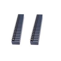 China ODM 2.0mm Pitch 90 Degree Dual Row Brass Contact IP67 Automotive 2x20 Pin Female Header for sale