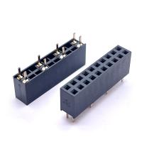 China 2.54mm Pitch Female Header With Empty Pin Straight Terminal O-Shape Female Connector for sale