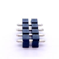 China 3.96mm Pitch Single Row Double Plastic 4-pin Straight Pin Header Connector for sale