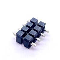 China 3.96mm Pitch Single Row Double Plastic 4-pin Straight Pin Header Connector for sale