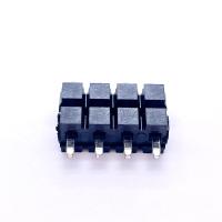 China 3.96mm Pitch Single Row Double Plastic 4-pin Straight Pin Header Connector for sale