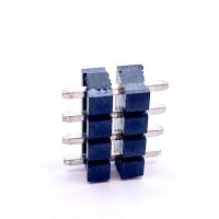 China 3.96mm Pitch Single Row Double Plastic 4-pin Straight Pin Header Connector for sale