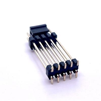 China 2.0mm Pitch Dual Row 10P USB Brass Pin Header Cap PCB Board Crimp Terminal Connections for sale