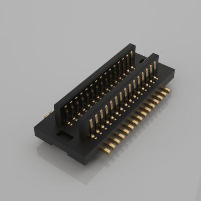 China BTB 0.5mm Pitch Double Slot 20P 30P Board-to-Board Connector Male-Female Right-angle Connector for PCB Board for sale