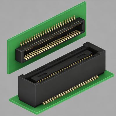China 0.4mm Pitch Board to Board & Mezzanine Connectors Right-angle Connector Alternative HRS DF40C-80DP-0.4V(51) for sale