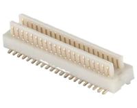 China 0.5mm Pitch Male Board-to-Board Connector, Double Contact, Multiple Height Long-type for sale