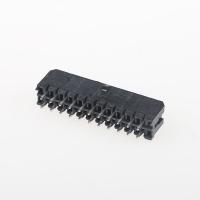 China MX3.0 Metal Double Row Buckle Straight Pin Header 3.0mm Pitch, 180° Dual Row PCB Power Connector (Compatible with 43045 / 5557 Series) for sale