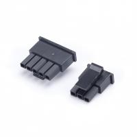 China Single Row Male Power Plug 3.0mm Pitch Connector with Rubber Shell Buckle 5557 for PCB Wire Board Connectors for sale