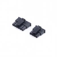 China Single Row Male Power Plug 3.0mm Pitch Connector with Rubber Shell Buckle 5557 for PCB Wire Board Connectors for sale