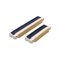 China 0.5mm Pitch 30/40/50P Gold-Plated H5.9 FPC Connector Vertical Patch Flip-Top with Lock FFC Connector for sale