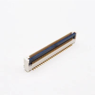 China 0.5mm Pitch 30/40/50P Gold-Plated H5.9 FPC Connector Vertical Patch Flip-Top with Lock FFC Connector for sale