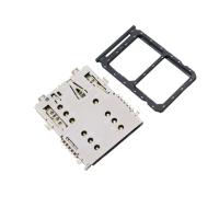 China NANO+TF Card Connectors Pin-Push Type SIM Tray PST Pair Selected Ternary PCB SMD SIM Card Holders Product Sockets for ICs for sale