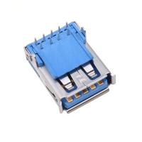 China USB Type AB 6-Pin female Port Connector Solder Jacks Adapter for sale