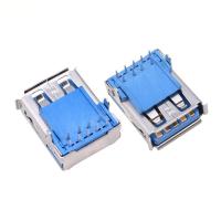 China USB Type AB 6-Pin female Port Connector Solder Jacks Adapter for sale