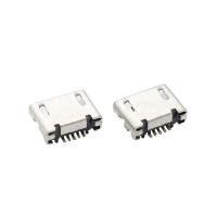 China Charging Port USB Mini B Socket UL94V-0 Micro USB 2.0 B Type 5 Pin Connector for sale