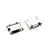 China Charging Port USB Mini B Socket UL94V-0 Micro USB 2.0 B Type 5 Pin Connector for sale