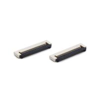 China LCP UL94V-0 1.5mm ZIF SMT FFC FPC Connector 0.5mm Down Contact for sale
