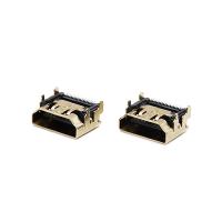 China UL94V-0 HDMI Cable Connectors 19 pin type a connector SMT Type SGS Without Ear for sale