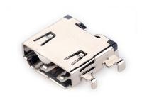 China Under Board Socket 19 Pin DIP Female PCB HDMI Cable Connectors 1.8mm For TV for sale