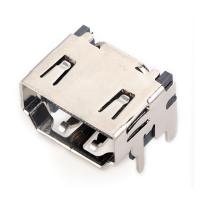 China 19 Pin Mini DP To HDMI Cable Connectors Adapter Type C Horizontal Socket Connector for sale