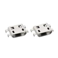China Micro 5P Female Socket Mid Mount USB Connector 0.8mm Four Feet Dip Sinking Type for sale