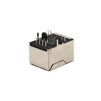 China 1x1 Port Shielded Female Jack 8P8C RJ45 Connector With Led Modular Jack for sale