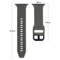 China Adjustable for Apple Watch Ultra 2 3 Silicone Strap IWatch Series 11 10 9 8 7 49mm 44mm 44mm 38mm Sport Wave Soft Watch Bands for sale