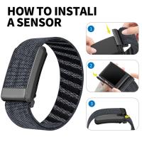 China Eraysun Replacement Parts Accessories Bicep Stripe Strap Luxe Nylon Bracelet Watch Strap Band for Whoop 4.0 5.0 Watch Bands for sale