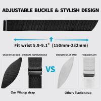 China Eraysun Replacement Parts Accessories Bicep Stripe Strap Luxe Nylon Bracelet Watch Strap Band for Whoop 4.0 5.0 Watch Bands for sale
