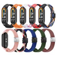 China Eraysun Sport Soft Strap Fabric 20mm 22mm Por Luxury for Xiaomi 8 9 10 Magnetic Woven Buckle Nylon Smart Watch Bands for sale