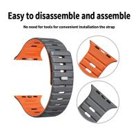China Luxury Magnetic for Apple Watch Band Series 10 9 8 38mm 40mm 41mm 42mm 49mm Ultra 2 1 Silicone Sport Magnet Watch Strap for sale